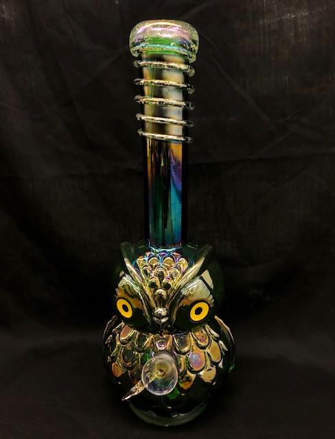 RETRO GLASS BONG 12" - The Lemonade Stand 420